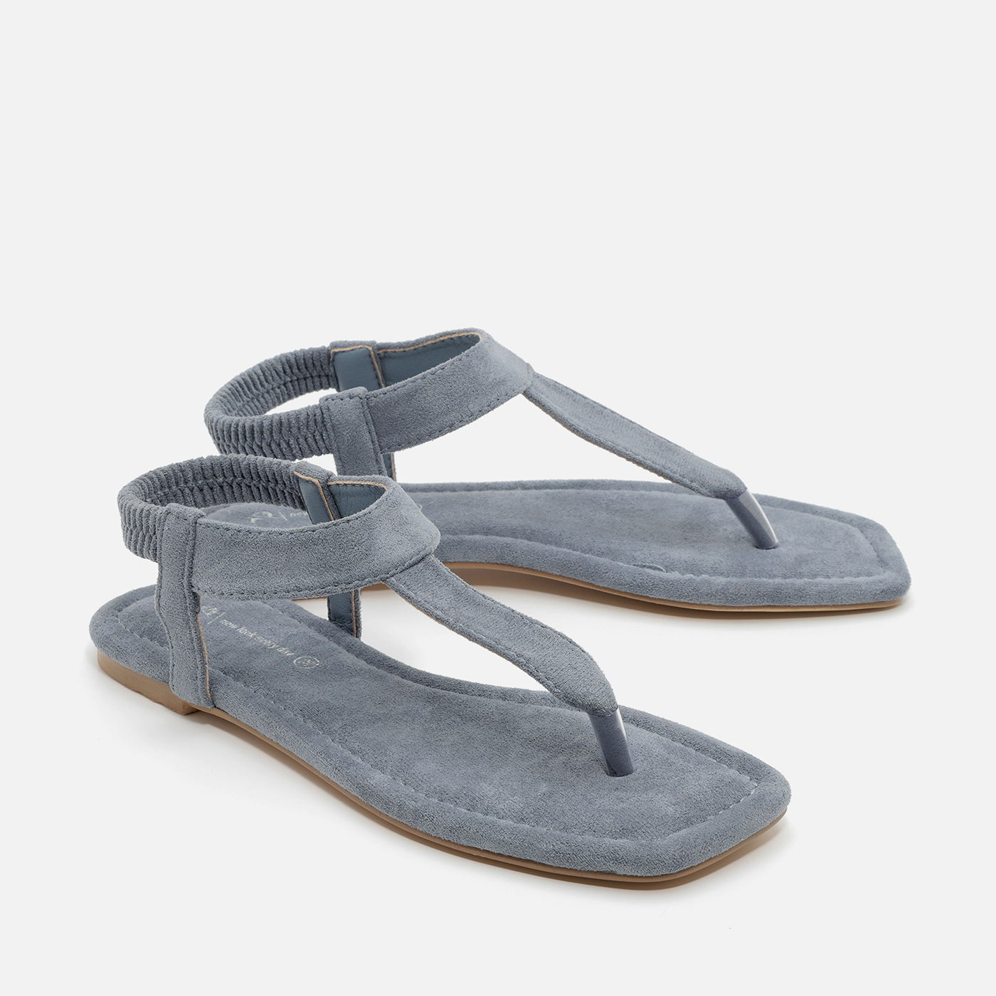 סנדל שטוח כחול 38 - TOGO Shoes